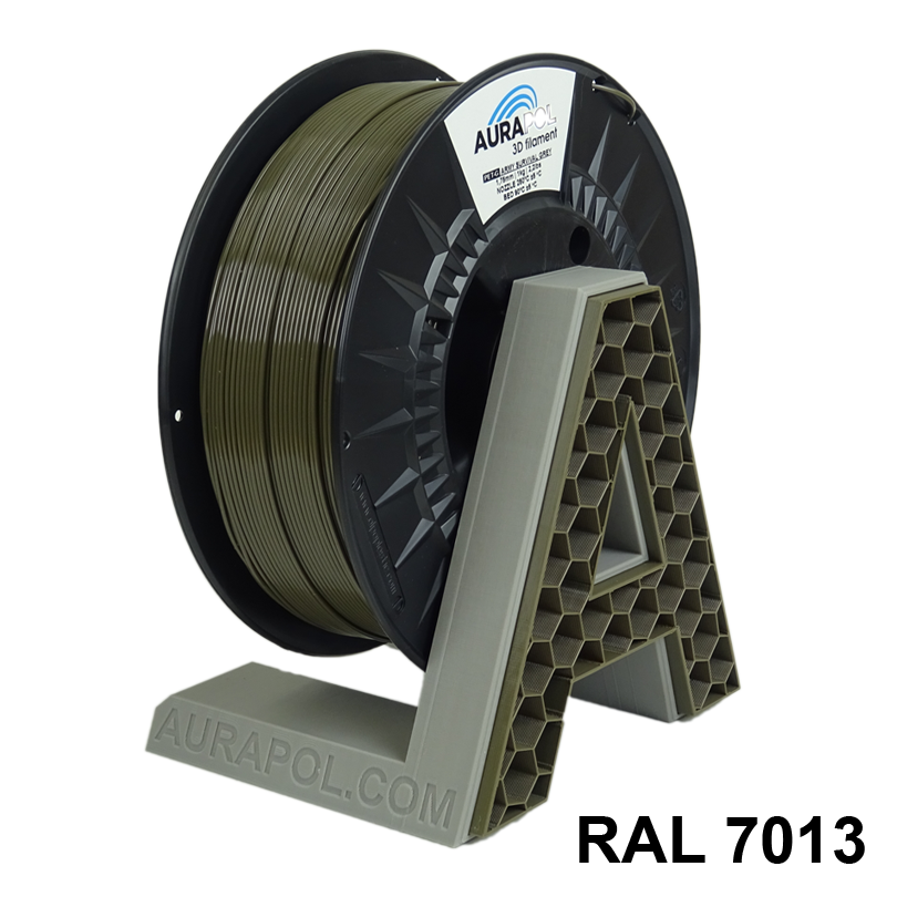 AURAPOL PET-G Filament ARMY Survival Grey 1 kg 1,75 mm :: Aurapol