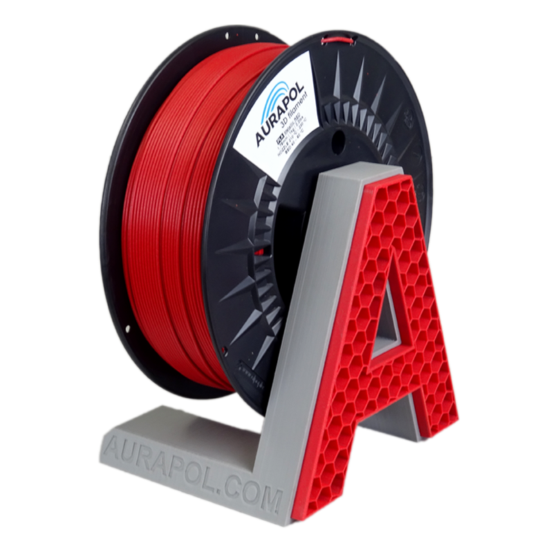 AURAPOL PLA 3D Filament Metallic red 1 kg 1,75 mm :: Aurapol