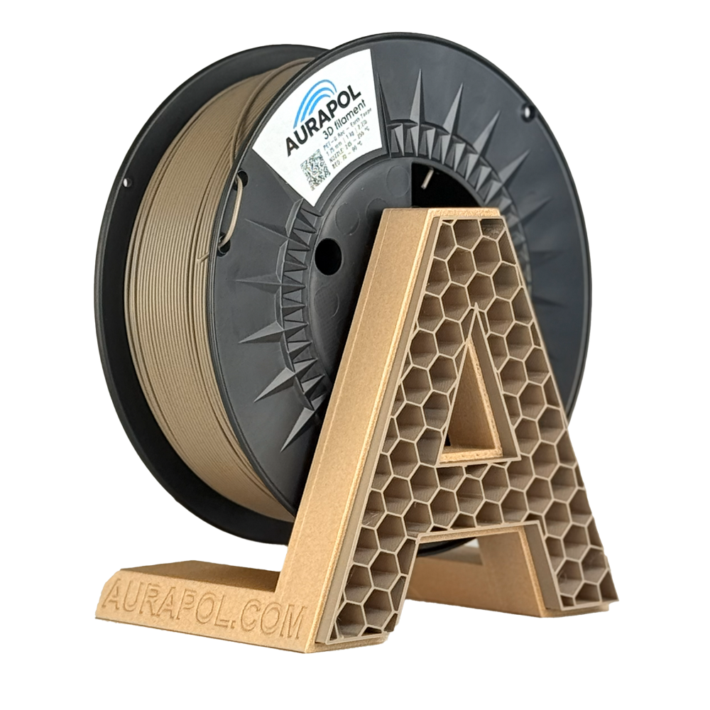 AURAPOL PET-G Recycled Filament Earth Taupe 1 kg 1,75 mm :: Aurapol