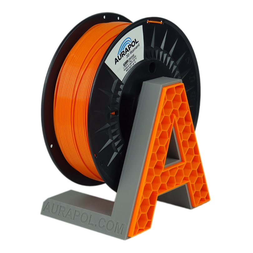 AURAPOL PET-G Filament Nuclear Orange 1 kg 1,75 mm :: Aurapol