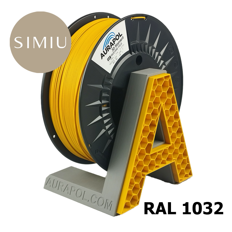 AURAPOL PLA 3D Filament Mustard Field 1 kg 1,75 mm :: Aurapol